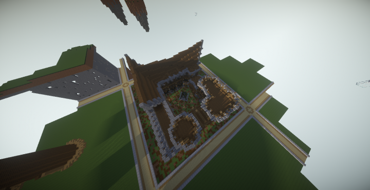 Medieval Town Square! ^-^ Minecraft Project