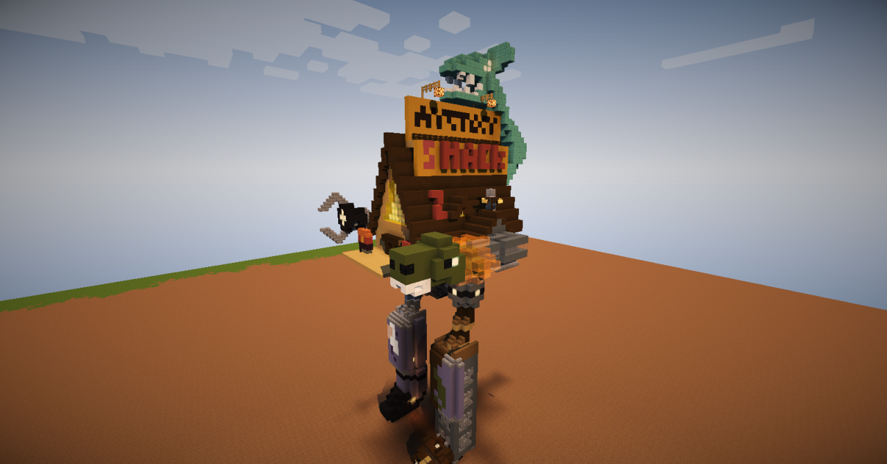 [Spoilers] Gravity Falls Shacktron Minecraft Map