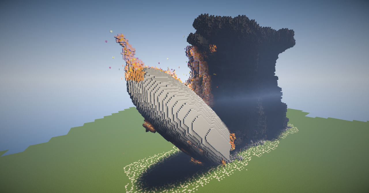 Hindenburg D-LZ129 crash version Minecraft Map