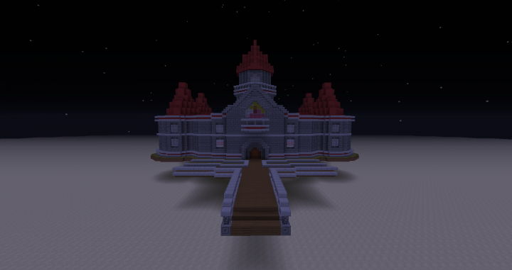 my Peach's castle Minecraft Map