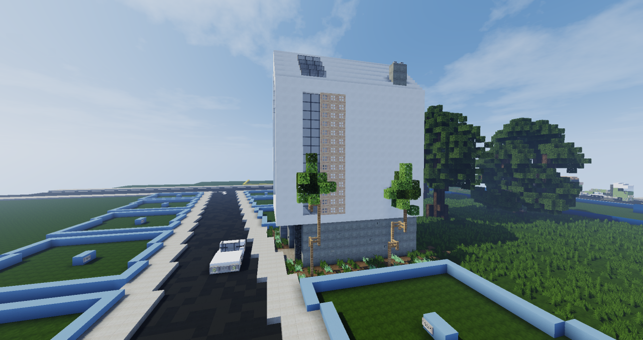 Town House | Modern House Minecraft Map