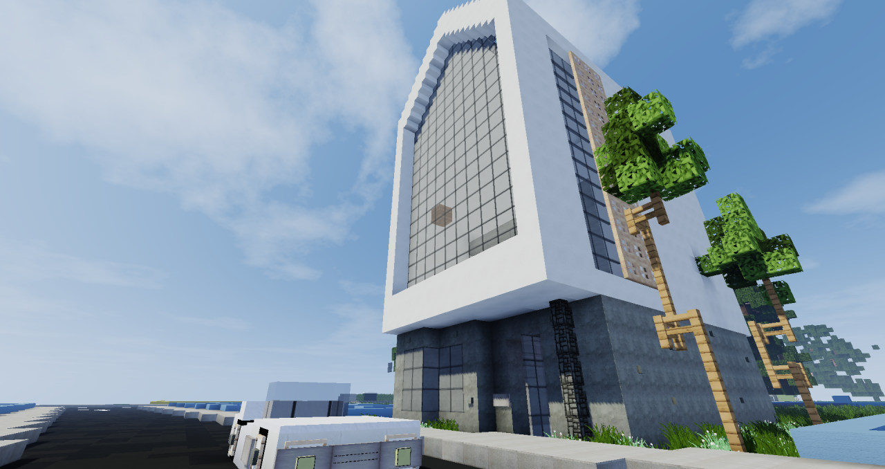 Town House | Modern House Minecraft Map