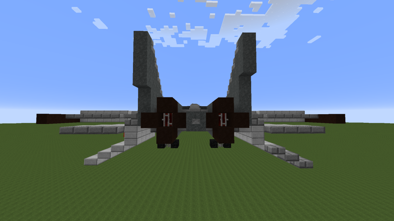 Fantasy fighter/bomber jet Minecraft Map