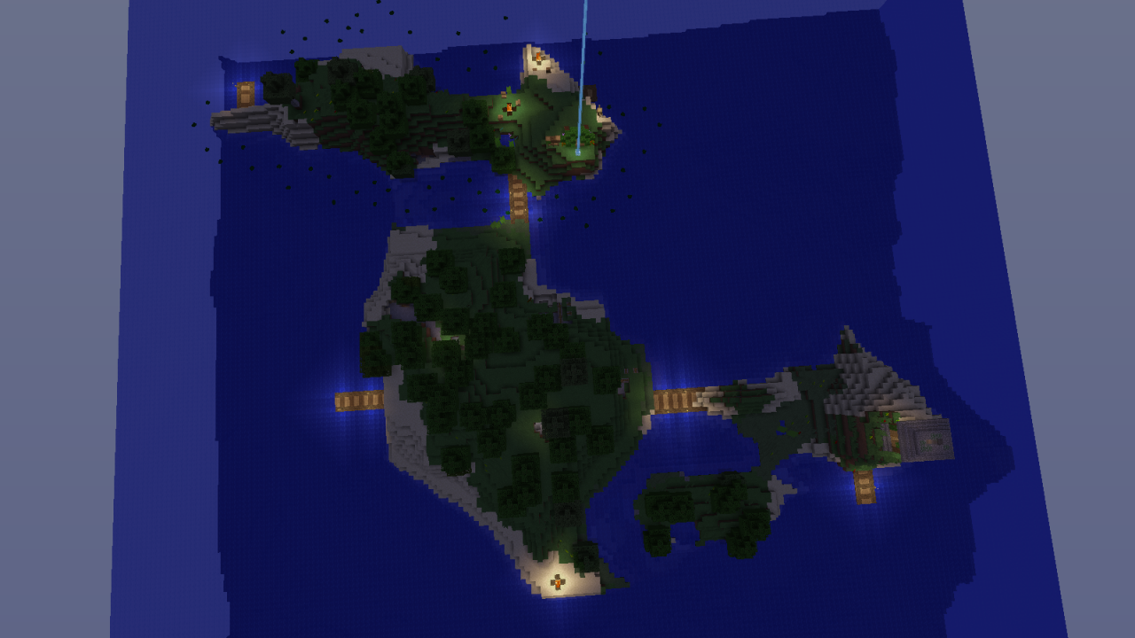 Hubserver template. Minecraft Map