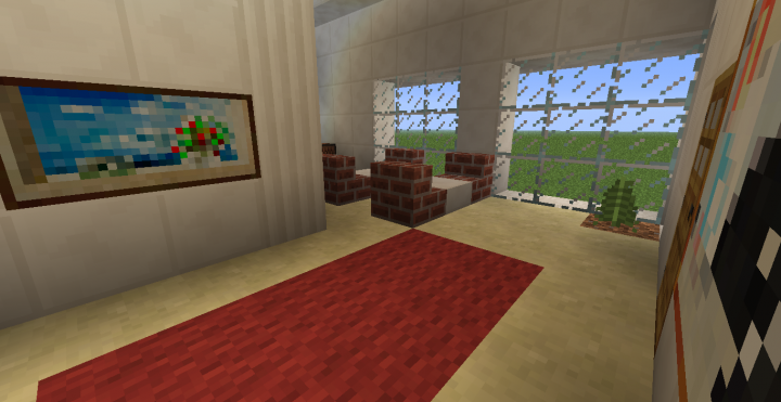 Modern house Minecraft Map