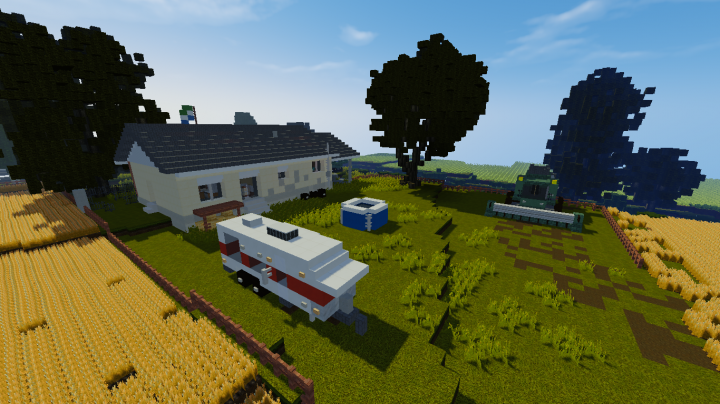 70s Farm House Interior | ECS Minecraft Map