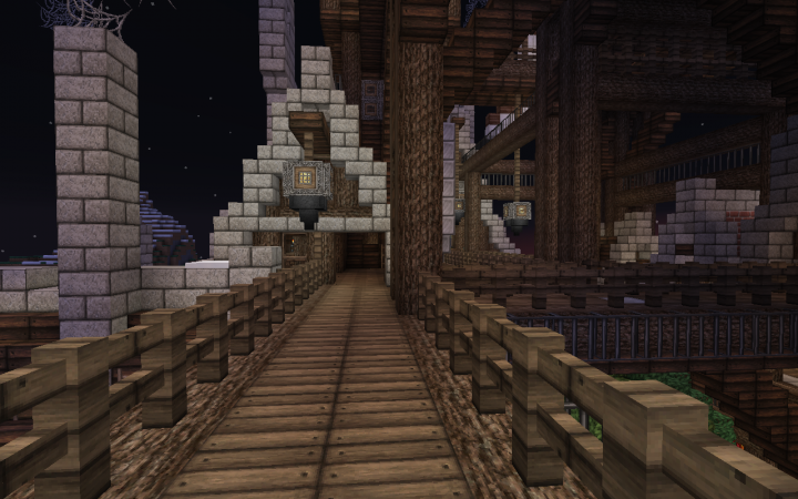 Steampunk medieval style Minecraft Map