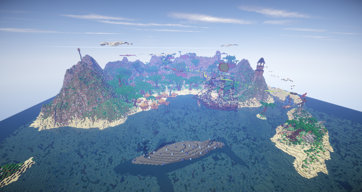 [Spawn / Hub] Futury Island (Download) Minecraft Map