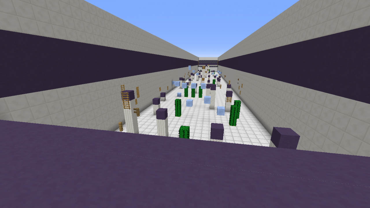 Easy, Medium and Hard Parkour Minecraft Map