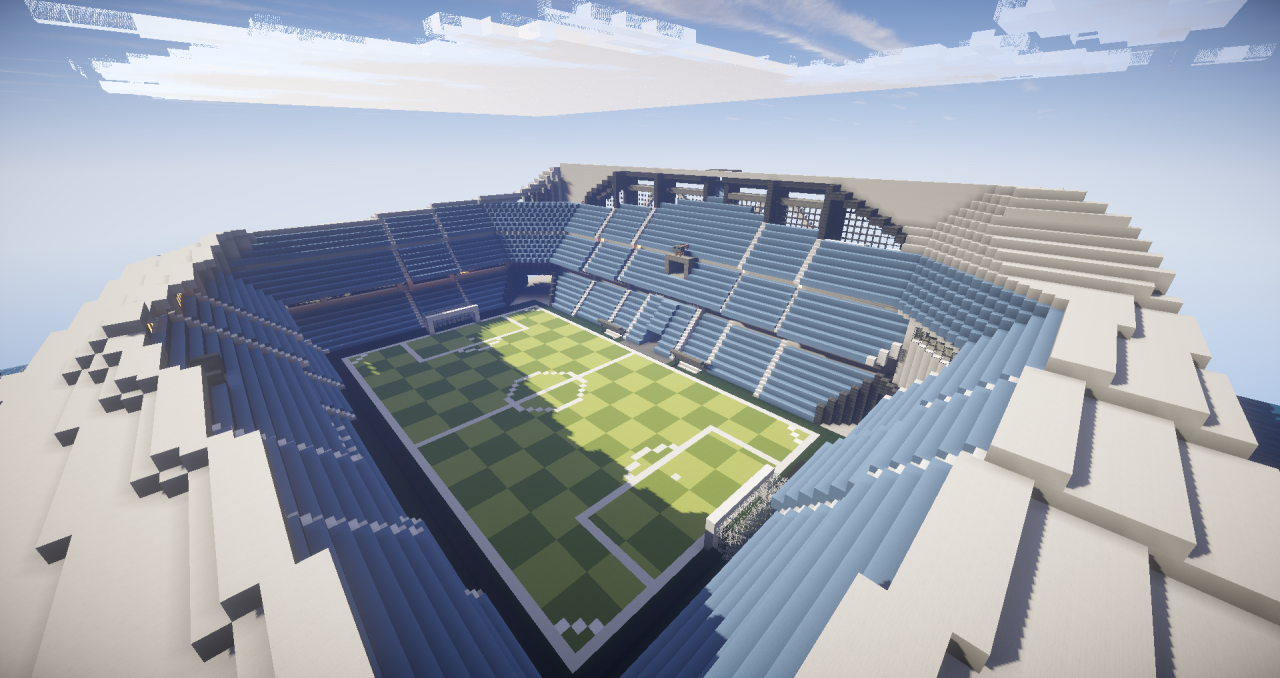 Blue stadium. Minecraft Map