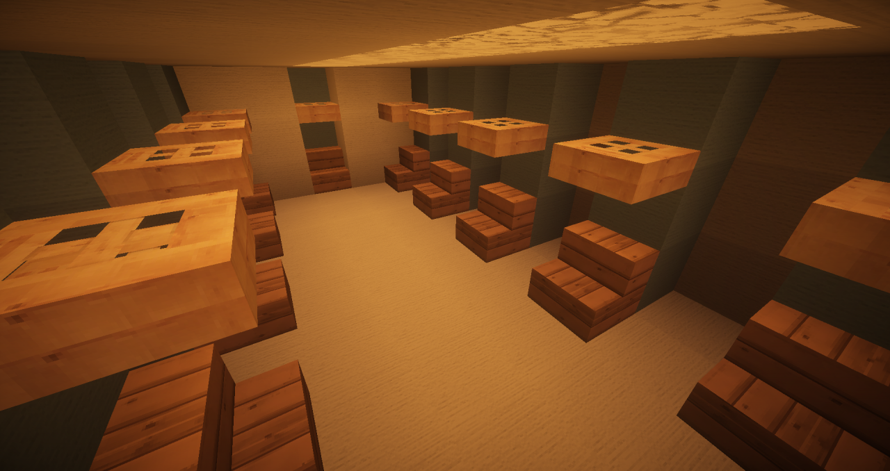 Blue stadium. Minecraft Map