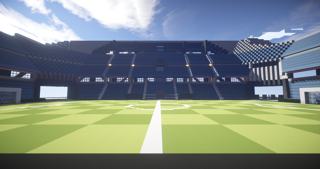 Blue stadium. Minecraft Map