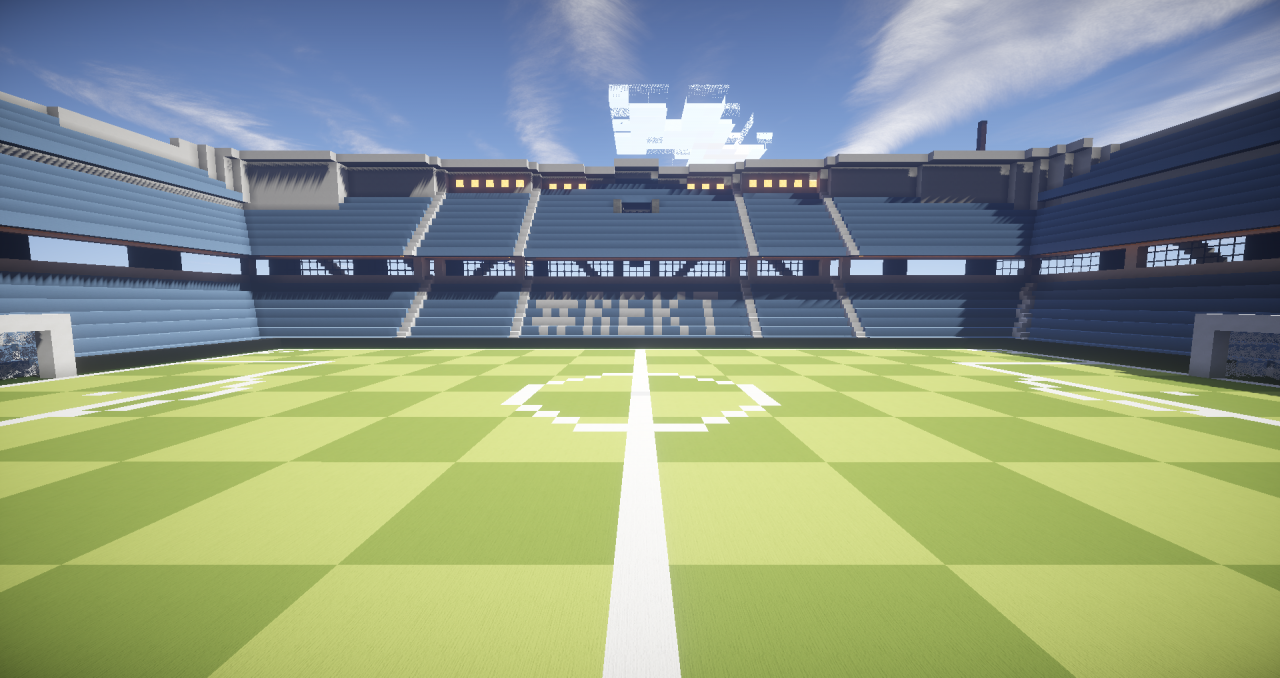 Blue stadium. Minecraft Map