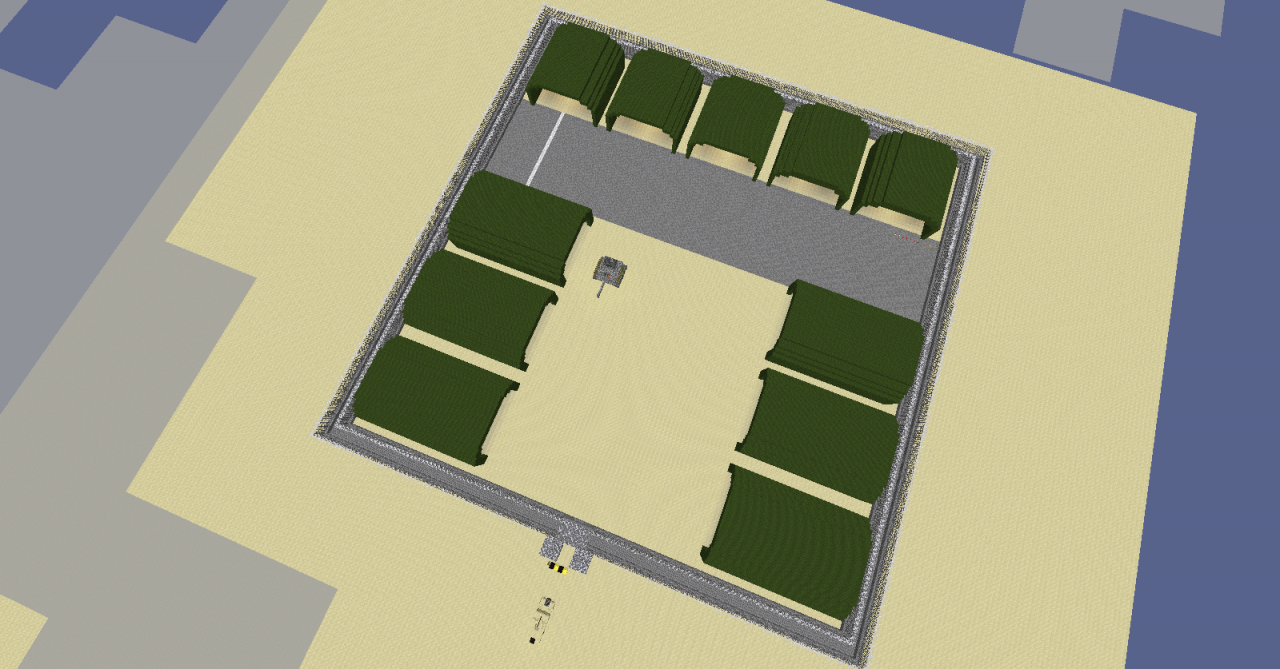 military base Minecraft Map