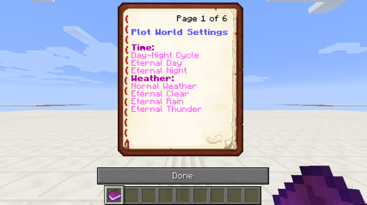 (LEGACY) The Creative Plotworld Minecraft Map