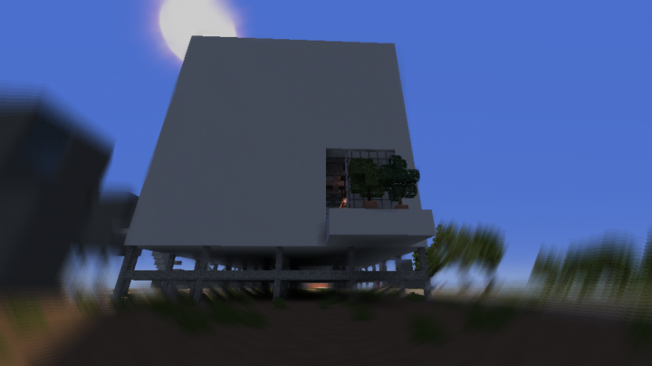 monolithe house Minecraft Map