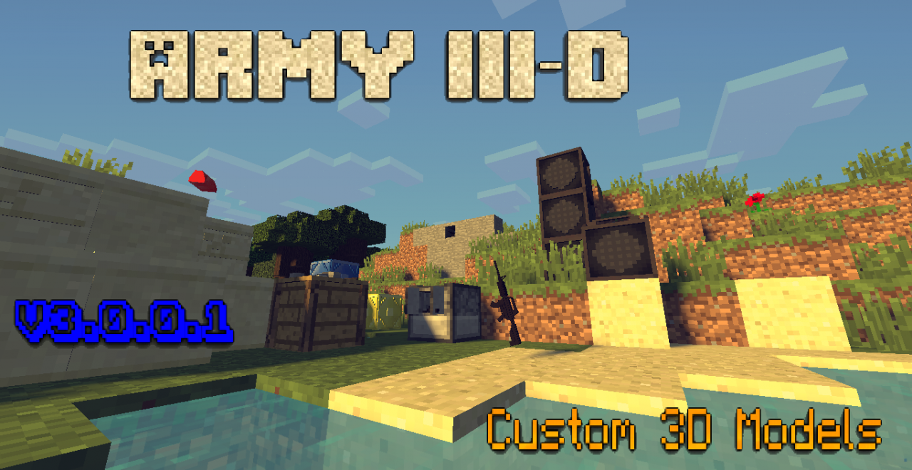 [X] Army 3D Minecraft Texture Pack