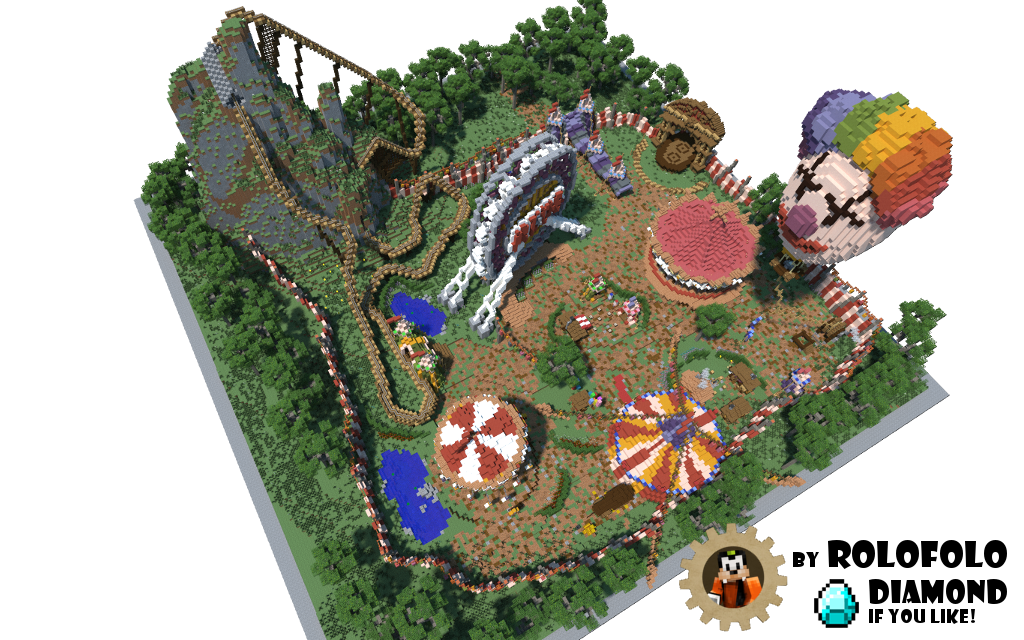[Fantasy] Carnival MobArena map [Commission] Minecraft Map