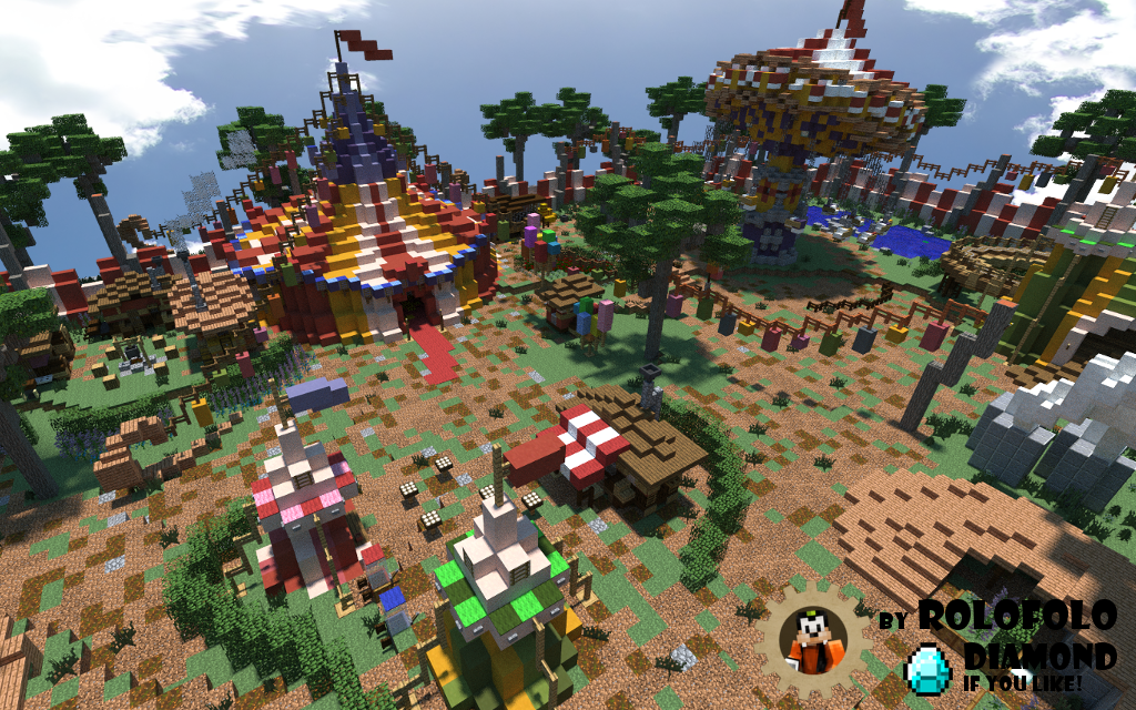 [Fantasy] Carnival MobArena map [Commission] Minecraft Map