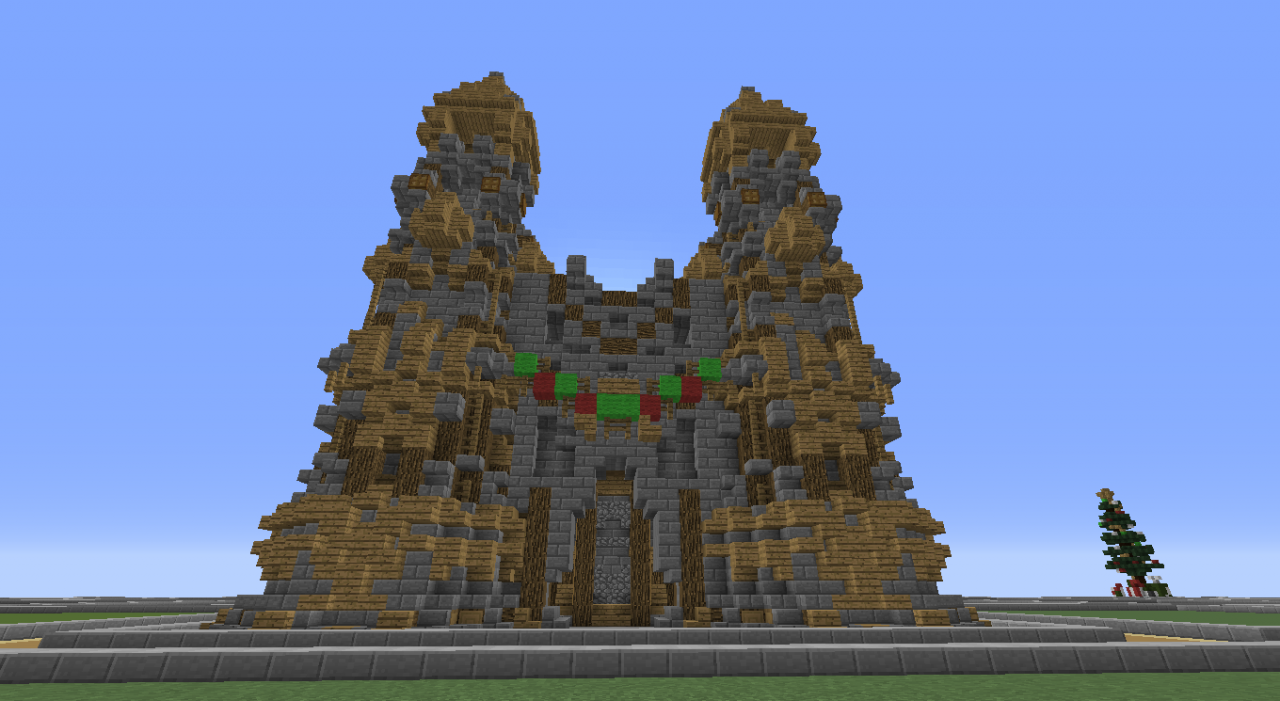 My small plotme castle Minecraft Map