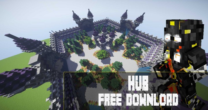 HUB SPAWN [FREE MAP DOWNLOAD] [12] Minecraft Map