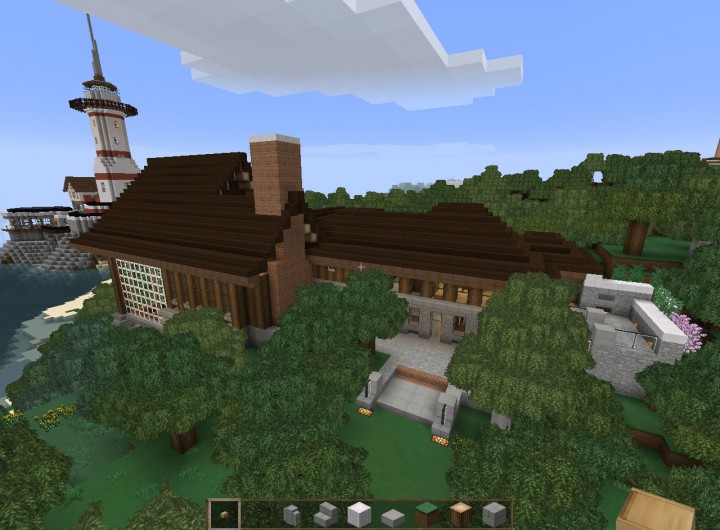 House in the woods Minecraft Map