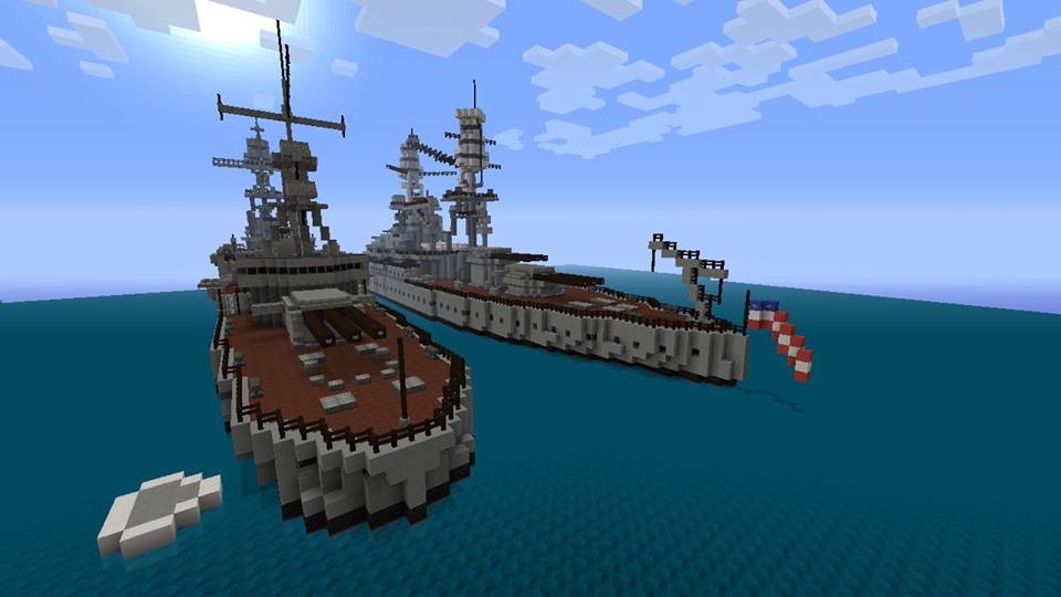 Ford island and battleship row Minecraft Map