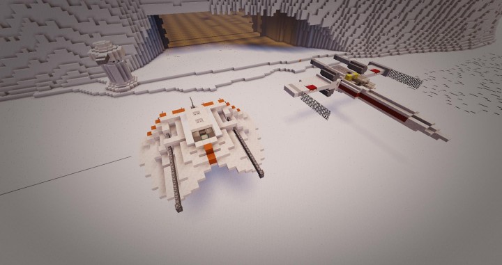 T-47 Airspeeder T-47 Snowspeeder Star Wars Minecraft Map