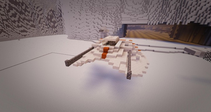 T-47 Airspeeder T-47 Snowspeeder Star Wars Minecraft Map