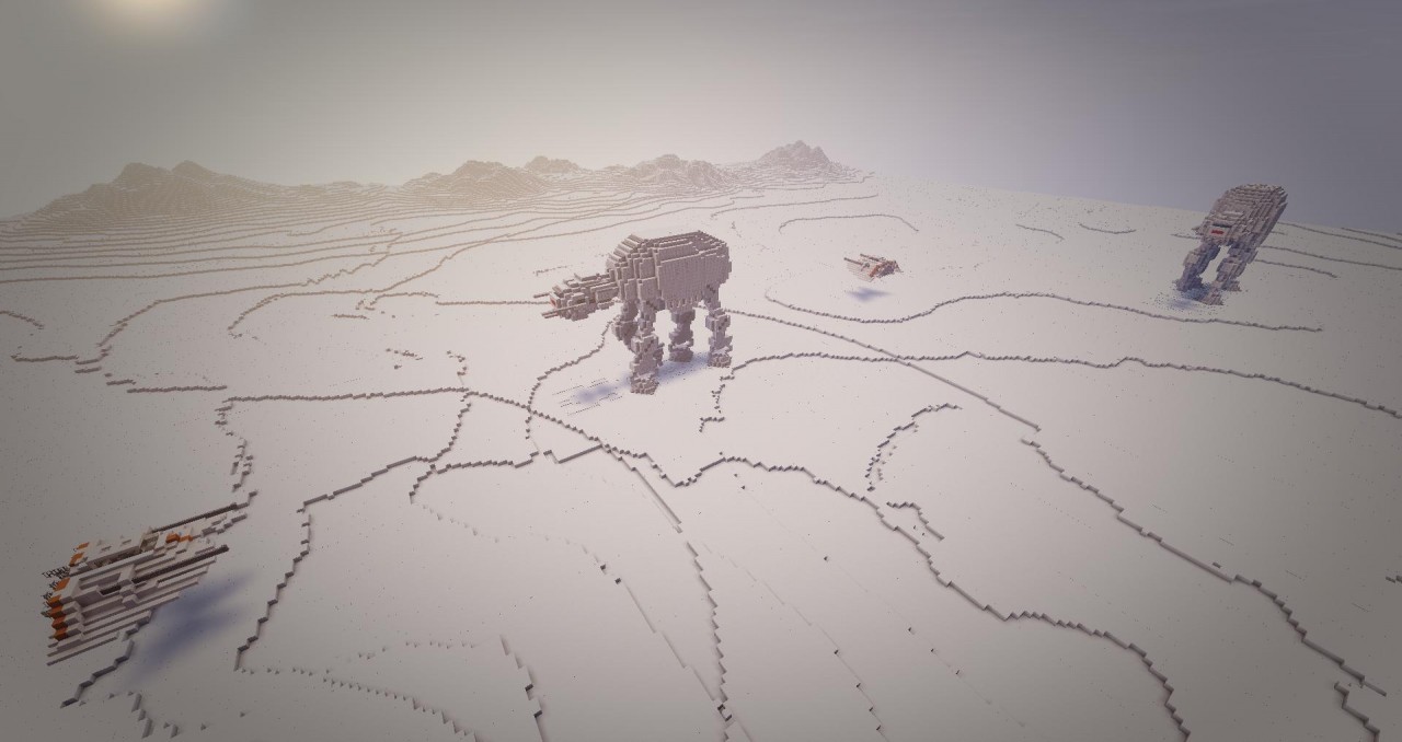 T-47 Airspeeder T-47 Snowspeeder Star Wars Minecraft Map