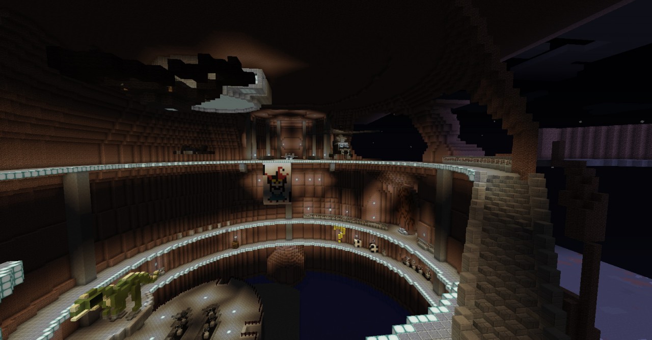 Happy Valentine's Day! Batcave Trophy Room & Flight Deck Minecraft Map