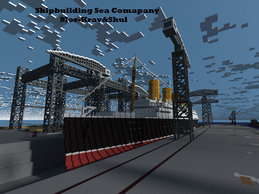 Germany ocean liner SS Wolfsburg Minecraft Map