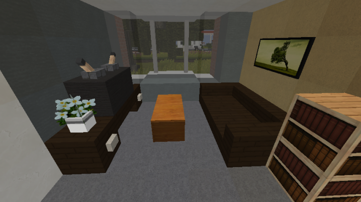 70s Farm House Interior | ECS Minecraft Map