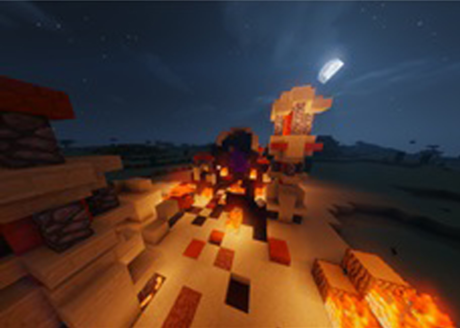 Minecraft custom made nether portal Minecraft Map