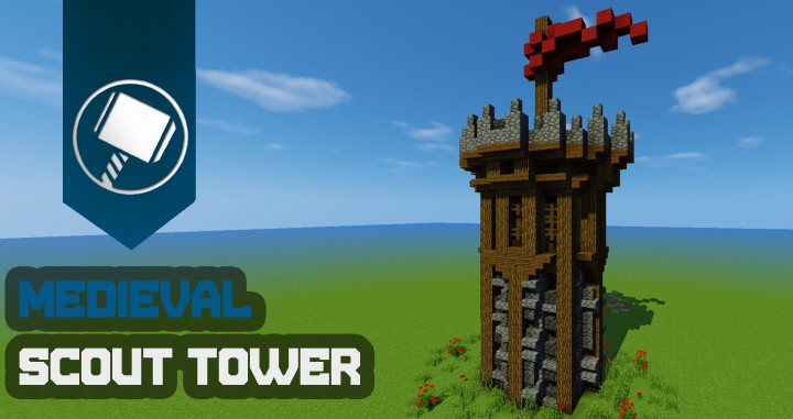 Medieval Scout Tower Tutorial Minecraft Project