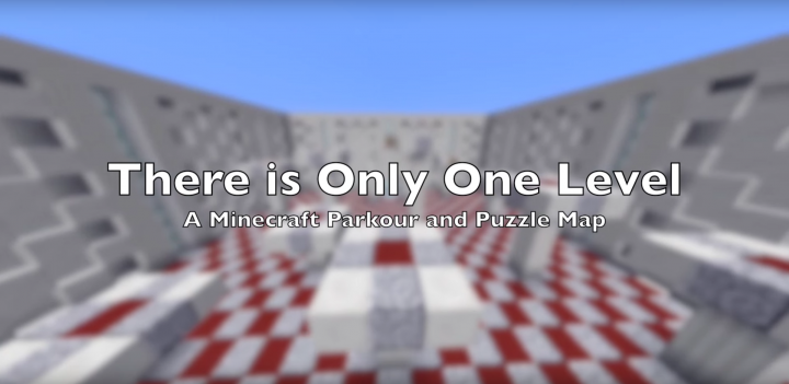 A Minecraft Parkour and Puzzle Map: There is Only One Level Minecraft Map