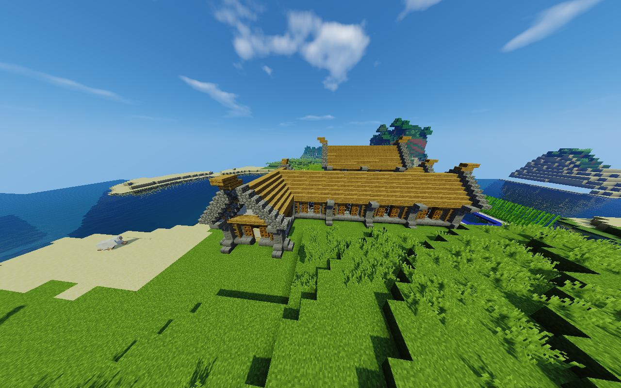 Beautiful House w/ Pool Minecraft Map