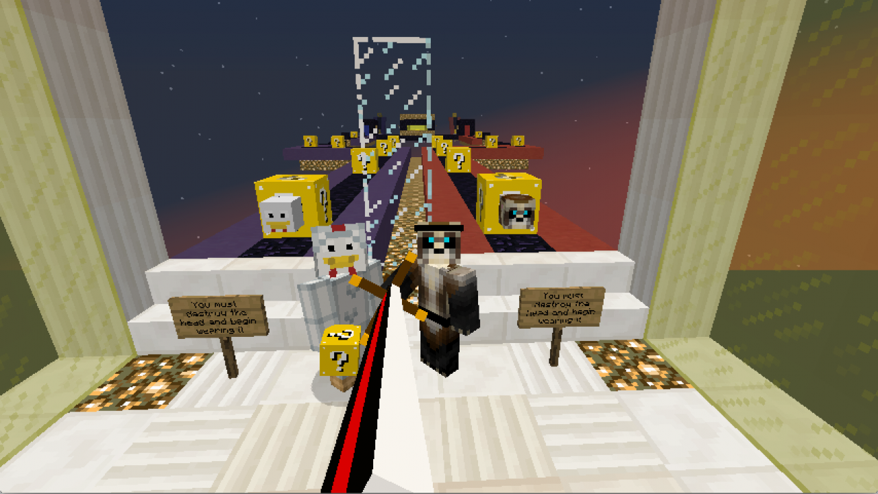 Orespawn Lucky Block Race Minecraft Map