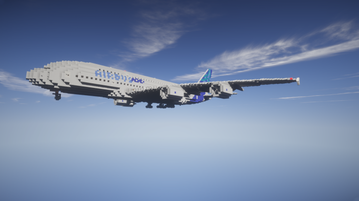 Airbus a380 Minecraft Map