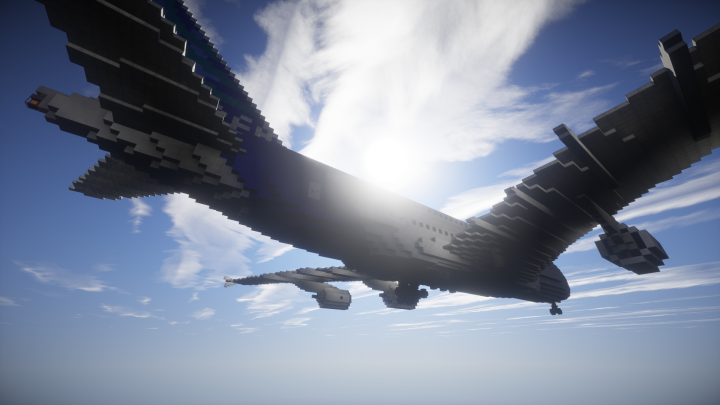 Airbus a380 Minecraft Map