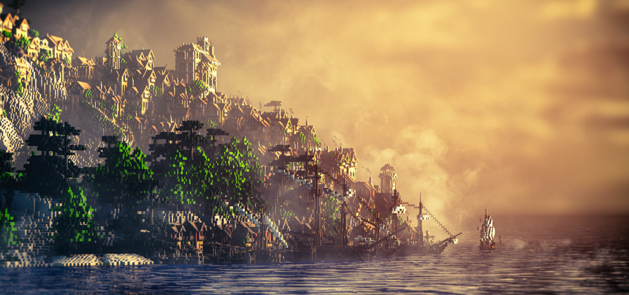 Ambariña, a Medieval Mediterranean City #WeAreConquest Minecraft Map