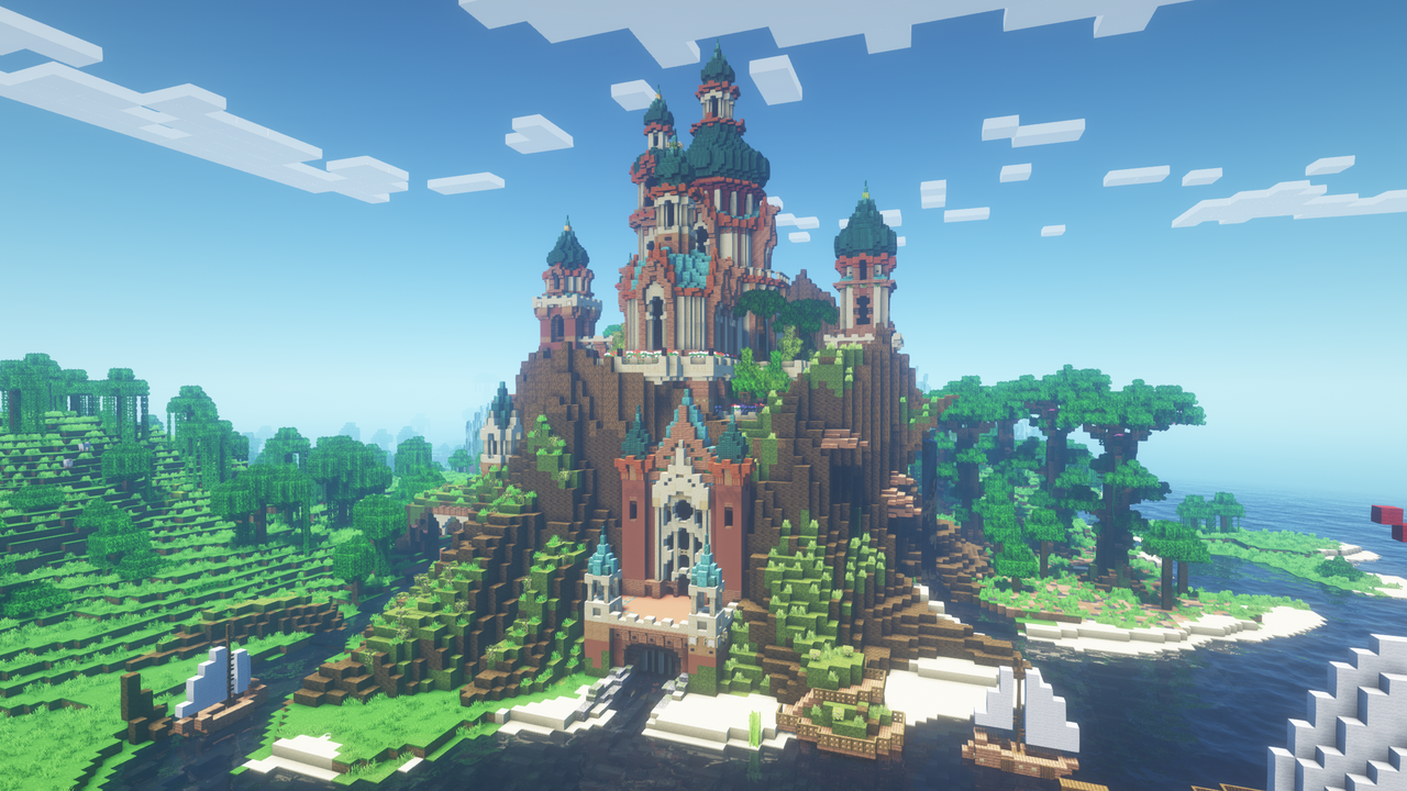 Tree stump castle Minecraft Map