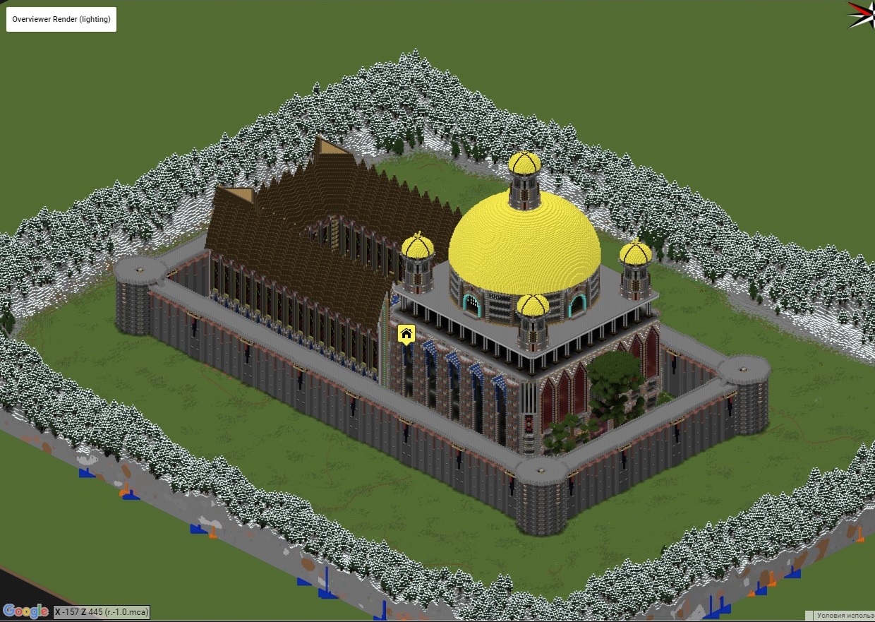 The V castle Minecraft Map