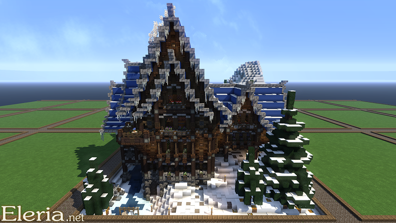 Amala - Medieval Hotel in Snow (Full Interior) Minecraft Map