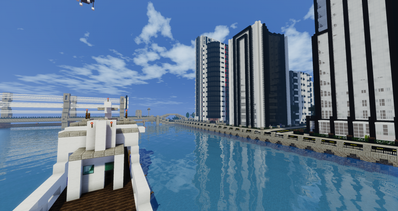 Project Craftcity - Modern city in Minecraft - 100% BR Minecraft Map