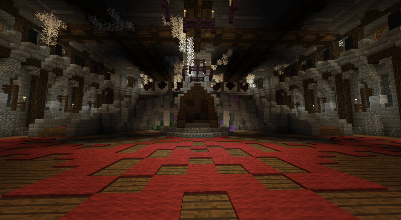 Xanthia Build Team First Build: Halloween Castle Minecraft Map