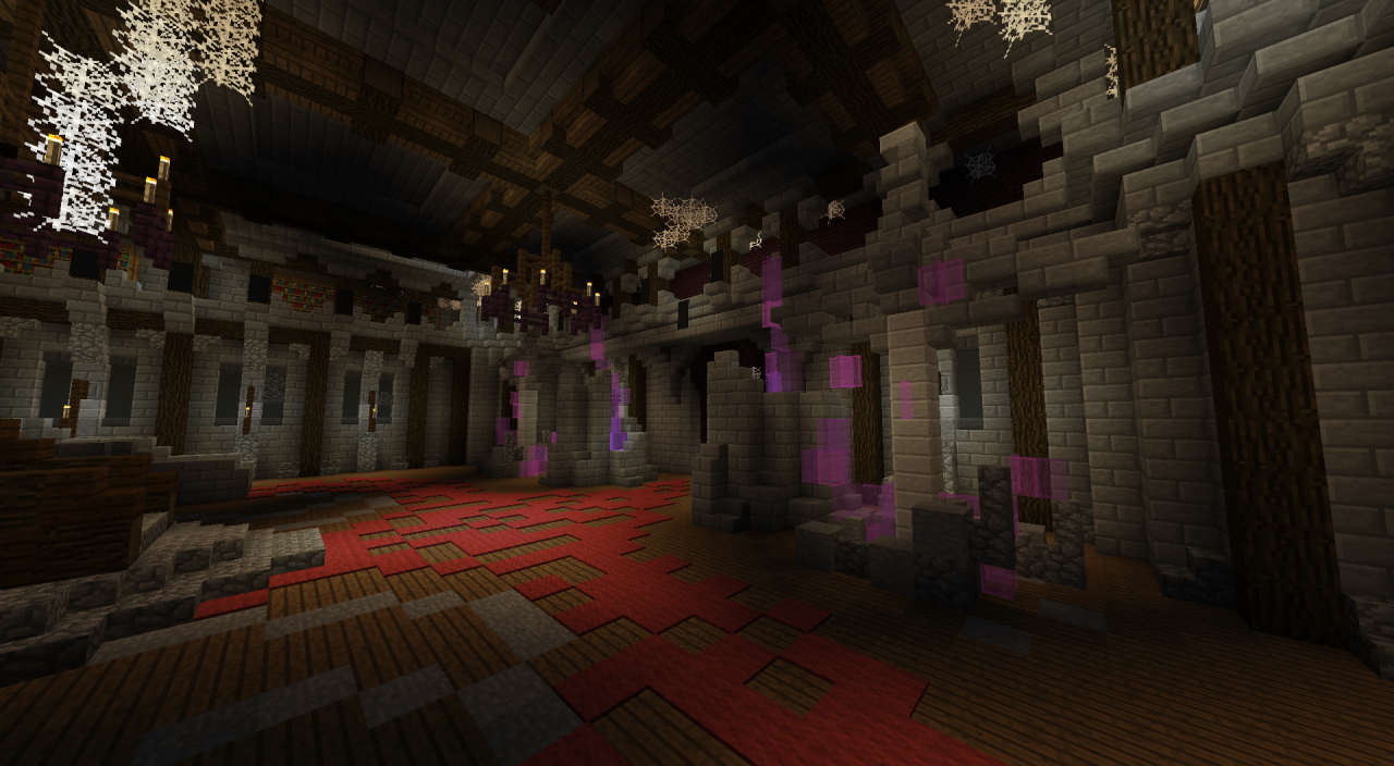 Xanthia Build Team First Build: Halloween Castle Minecraft Map