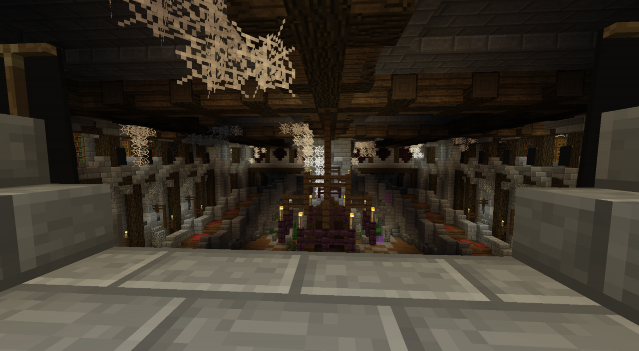 Xanthia Build Team First Build: Halloween Castle Minecraft Map