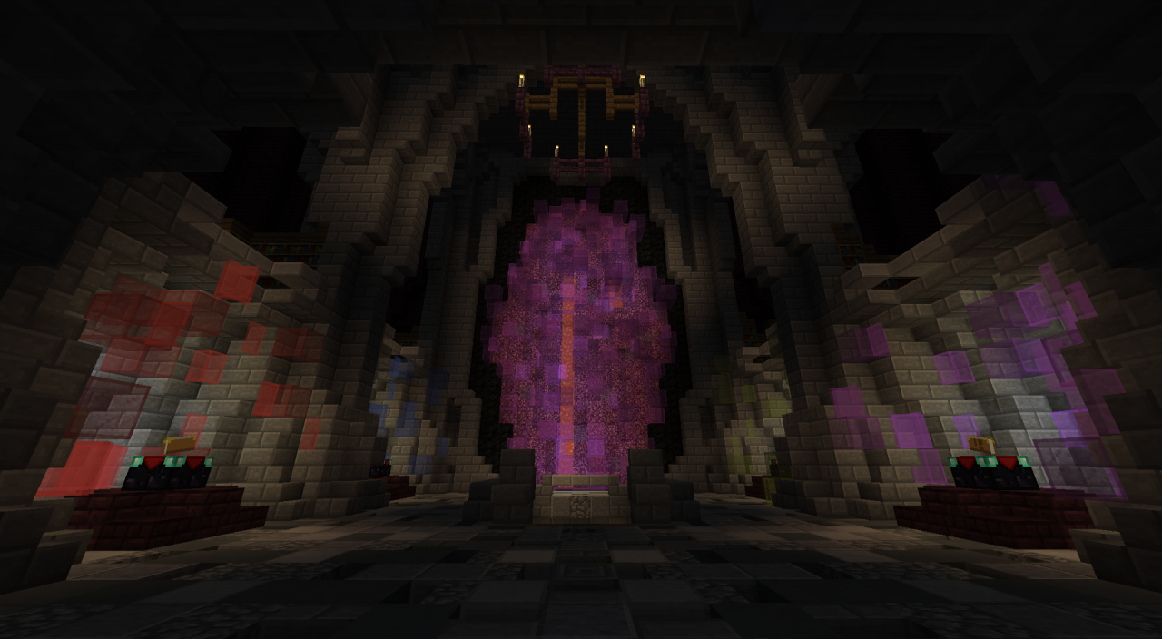 Xanthia Build Team First Build: Halloween Castle Minecraft Map