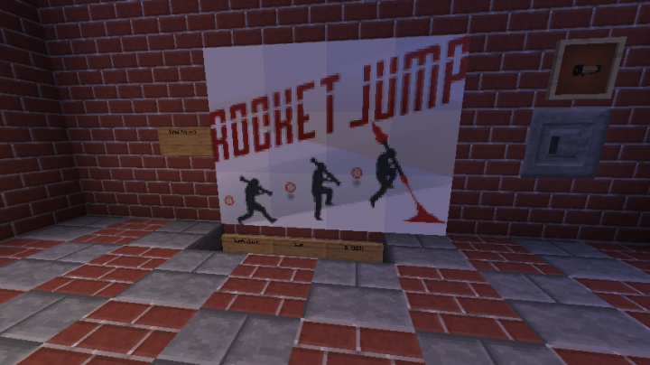 Rocket Jump Training! Minecraft Map